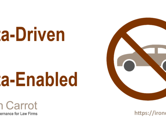 10 common reasons law firms need data governance : Iron Carrot