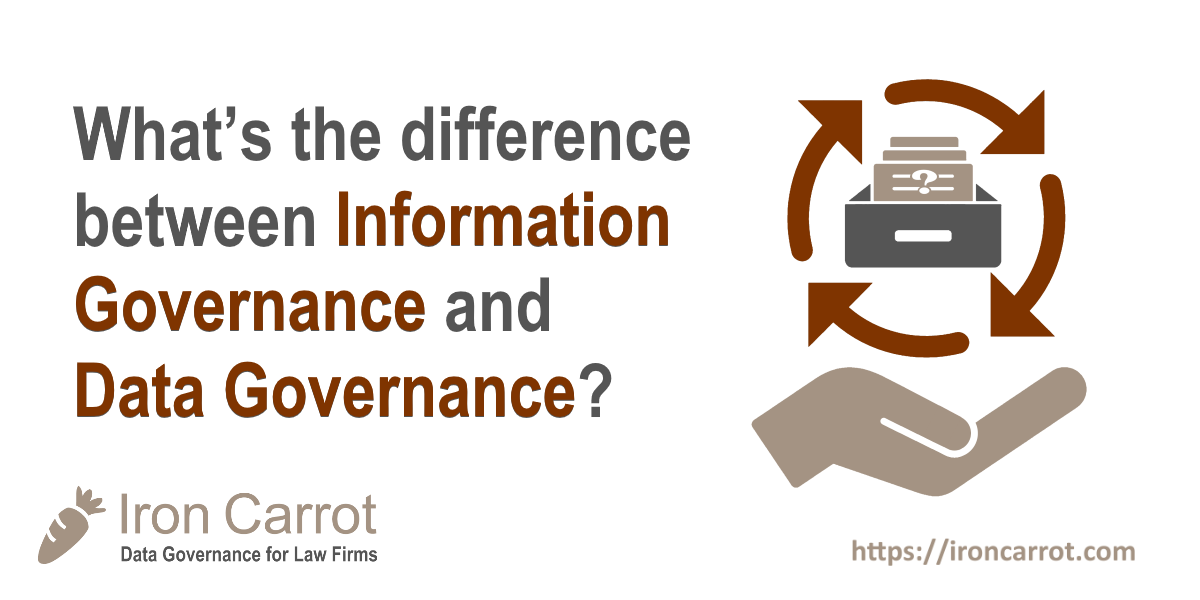 What’s the difference between Information Governance and Data ...